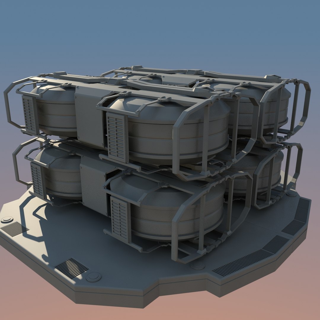 Futuristic Containers Max
