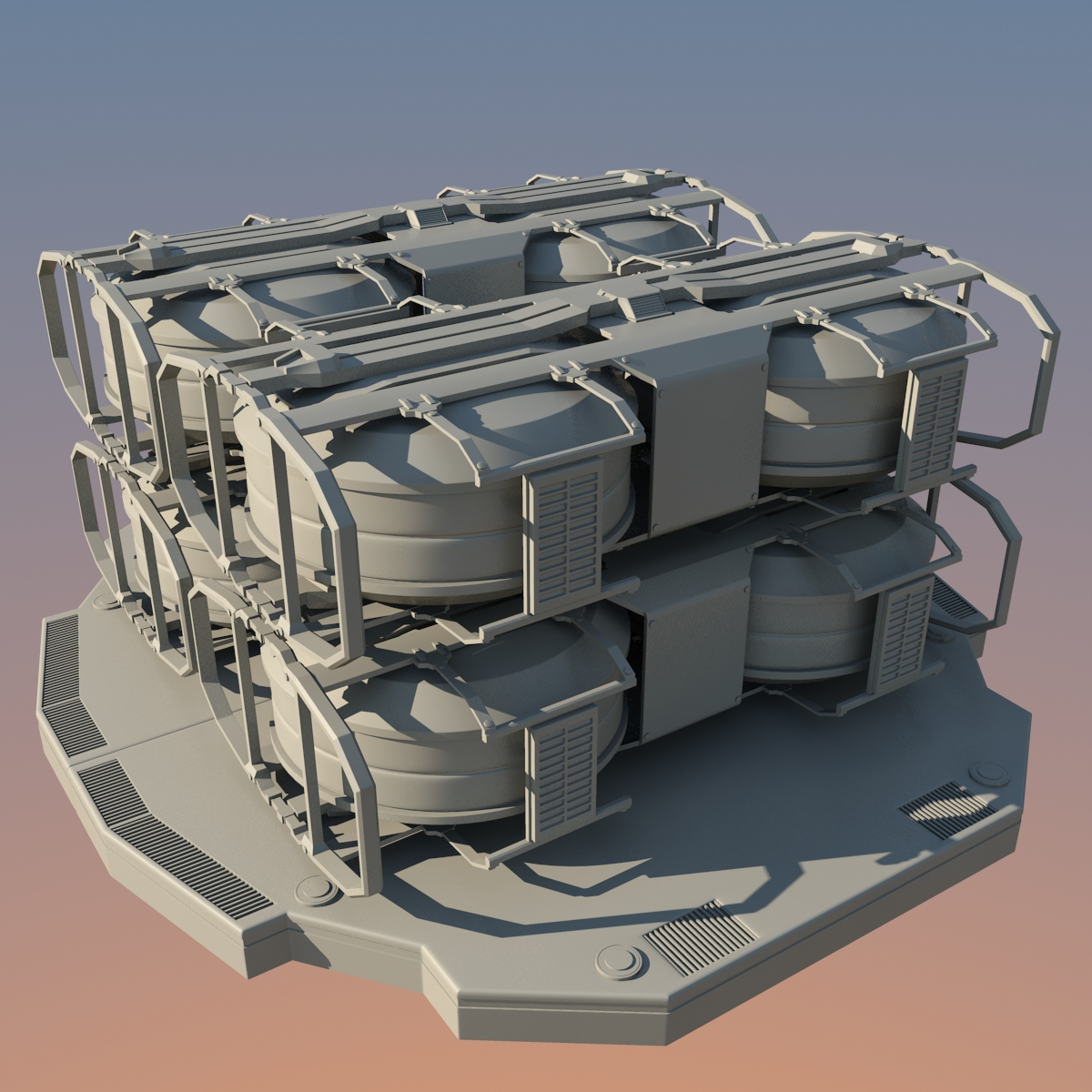 futuristic containers max