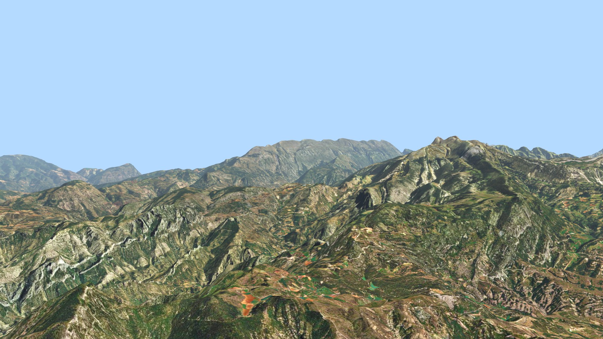 3D Mountain Landscape Pyrenees - TurboSquid 1516417