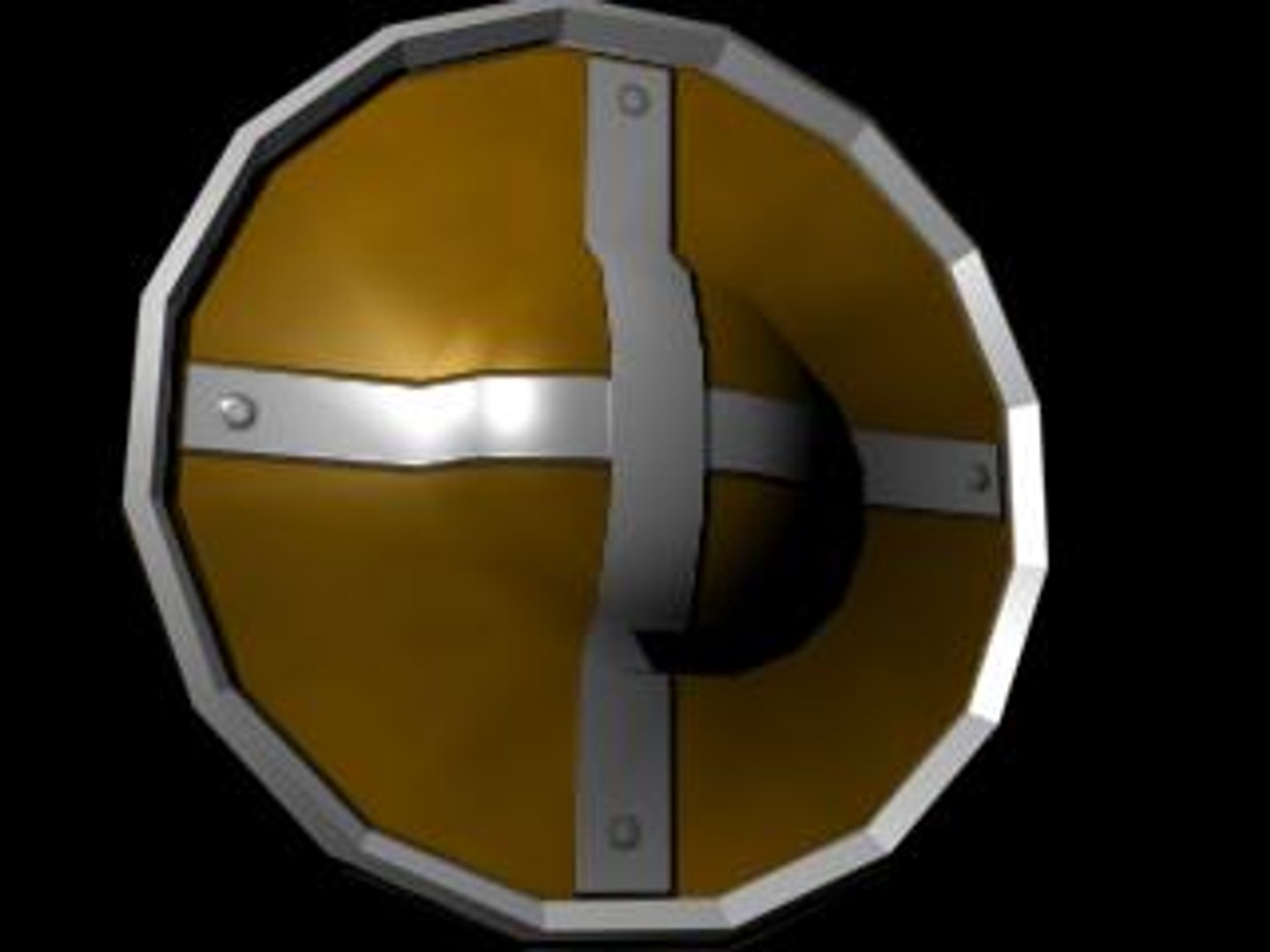 Leather Buckler 3ds Free