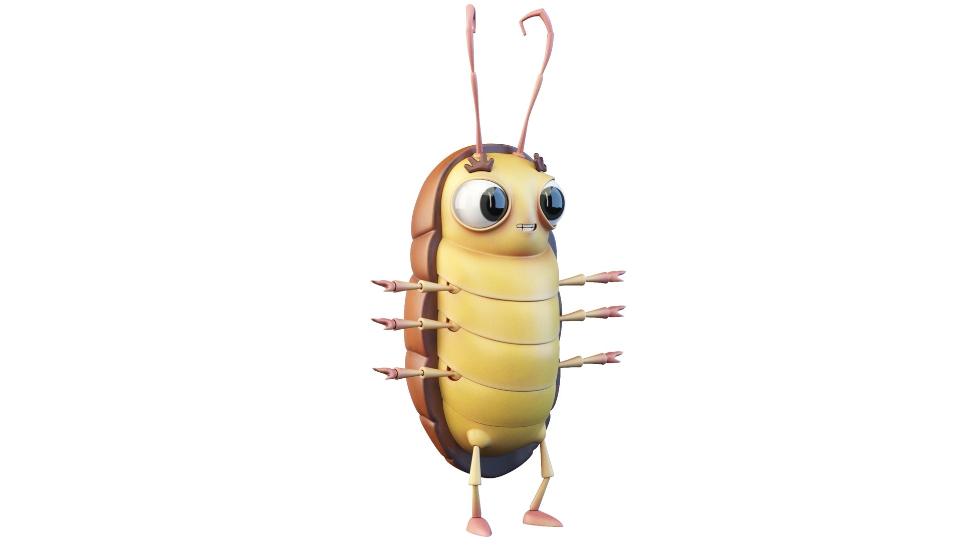 Cartoon Beetle Character Model - TurboSquid 2070241