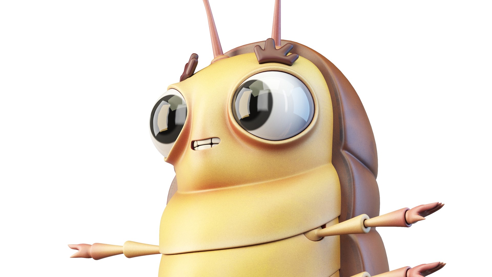 Cartoon Beetle Character Model - TurboSquid 2070241