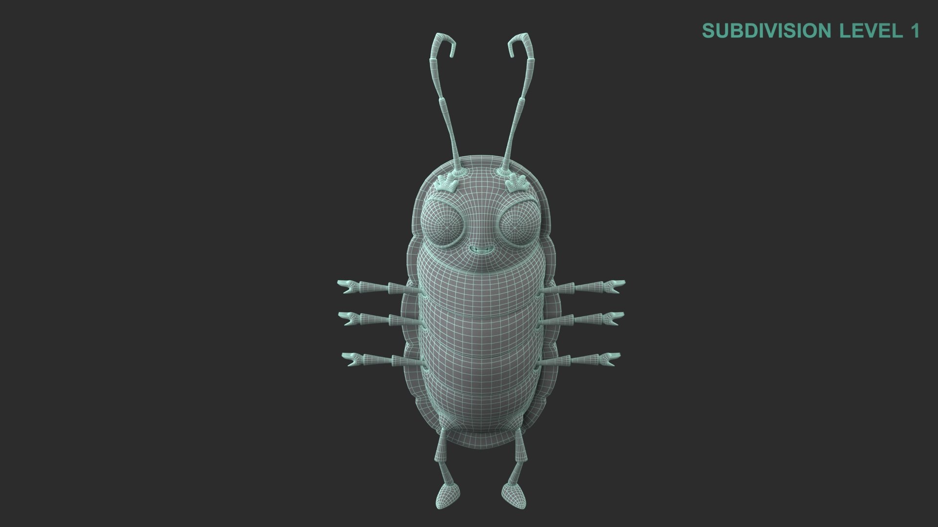 Cartoon Beetle Character Model - TurboSquid 2070241