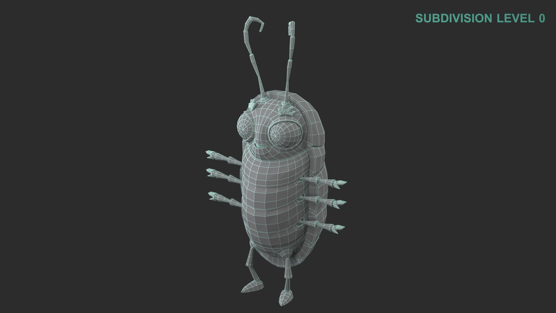 Cartoon Beetle Character Model - TurboSquid 2070241