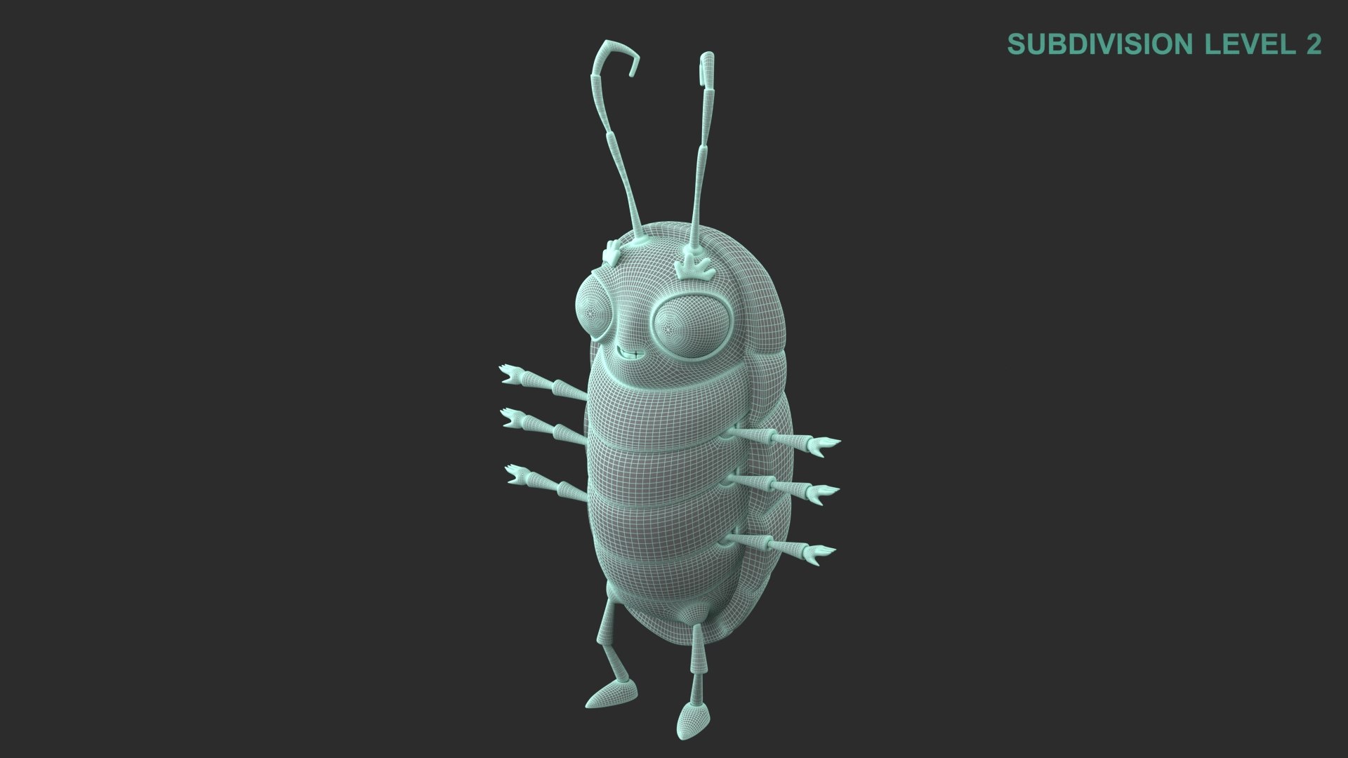 Cartoon Beetle Character Model - TurboSquid 2070241