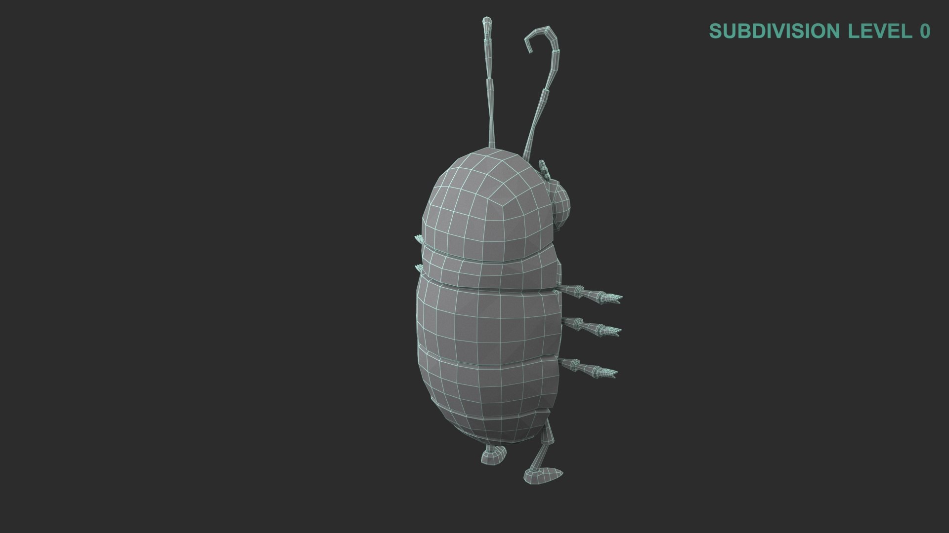 Cartoon Beetle Character Model - TurboSquid 2070241