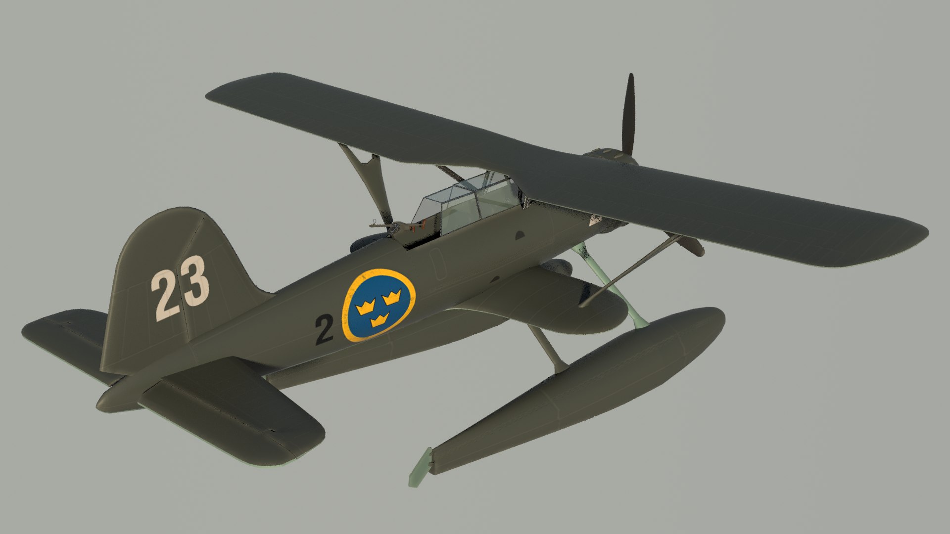 3D Seaplane Heinkel He 114 3D Model - TurboSquid 1735514