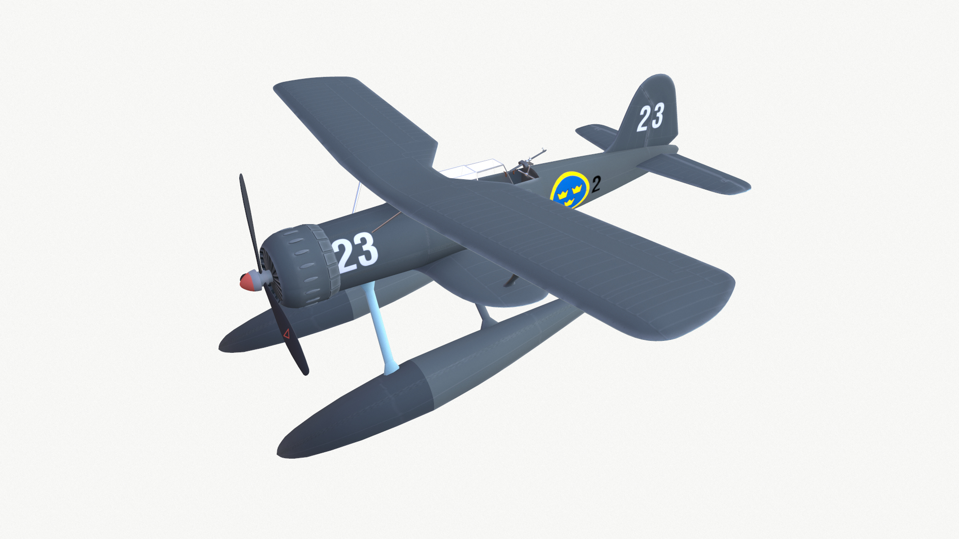 3D Seaplane Heinkel He 114 3D Model - TurboSquid 1735514