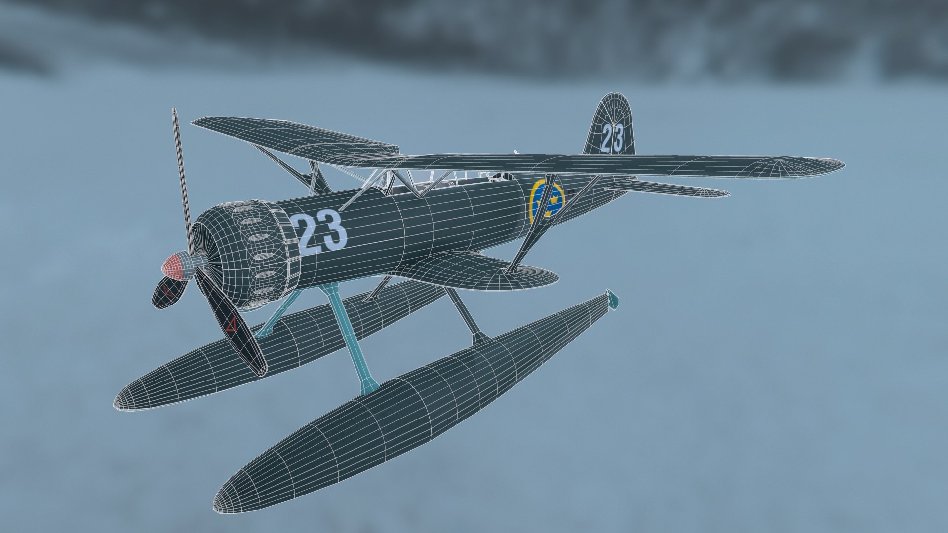 3D Seaplane Heinkel He 114 3D Model - TurboSquid 1735514