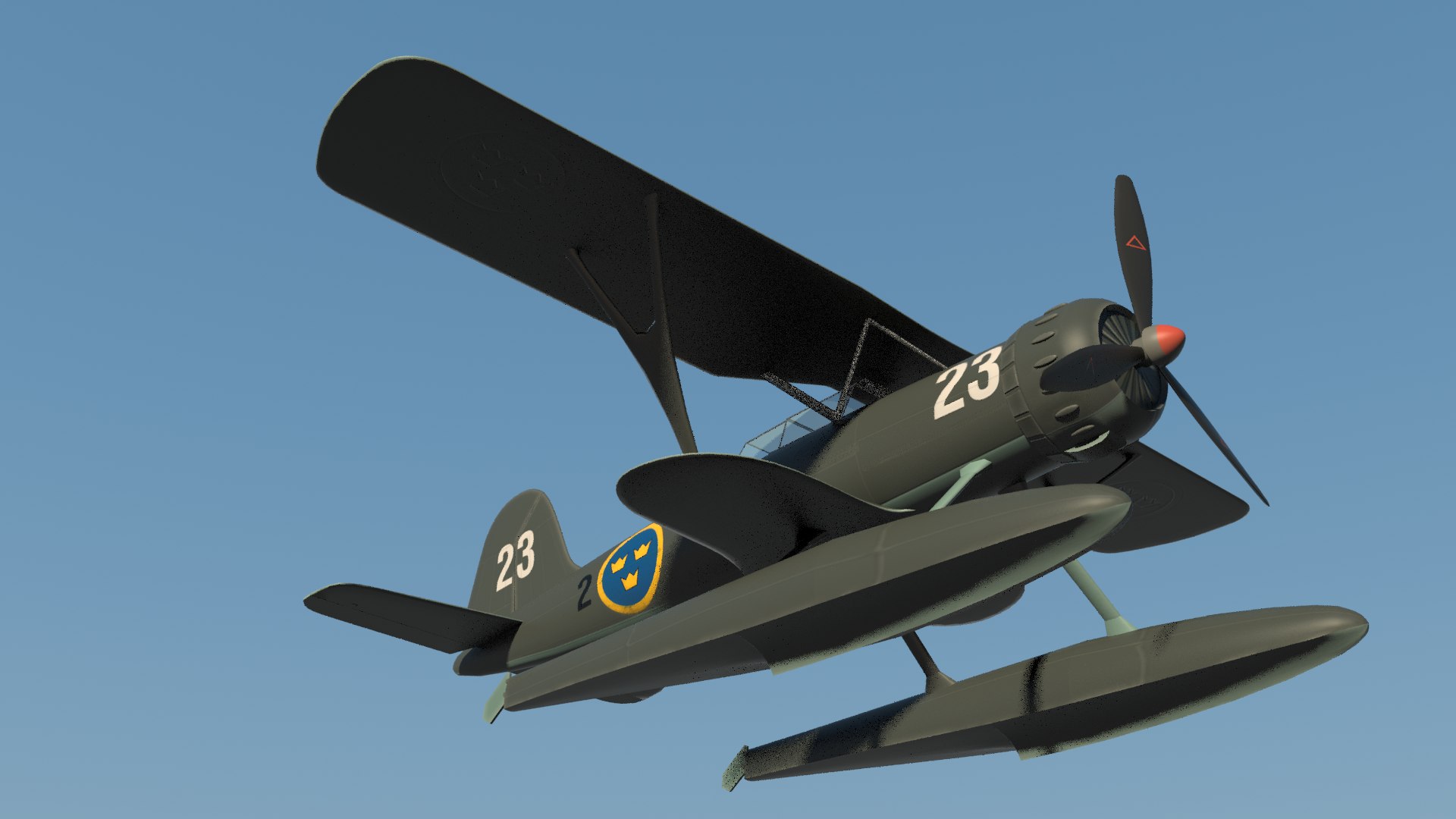 3D Seaplane Heinkel He 114 3D Model - TurboSquid 1735514