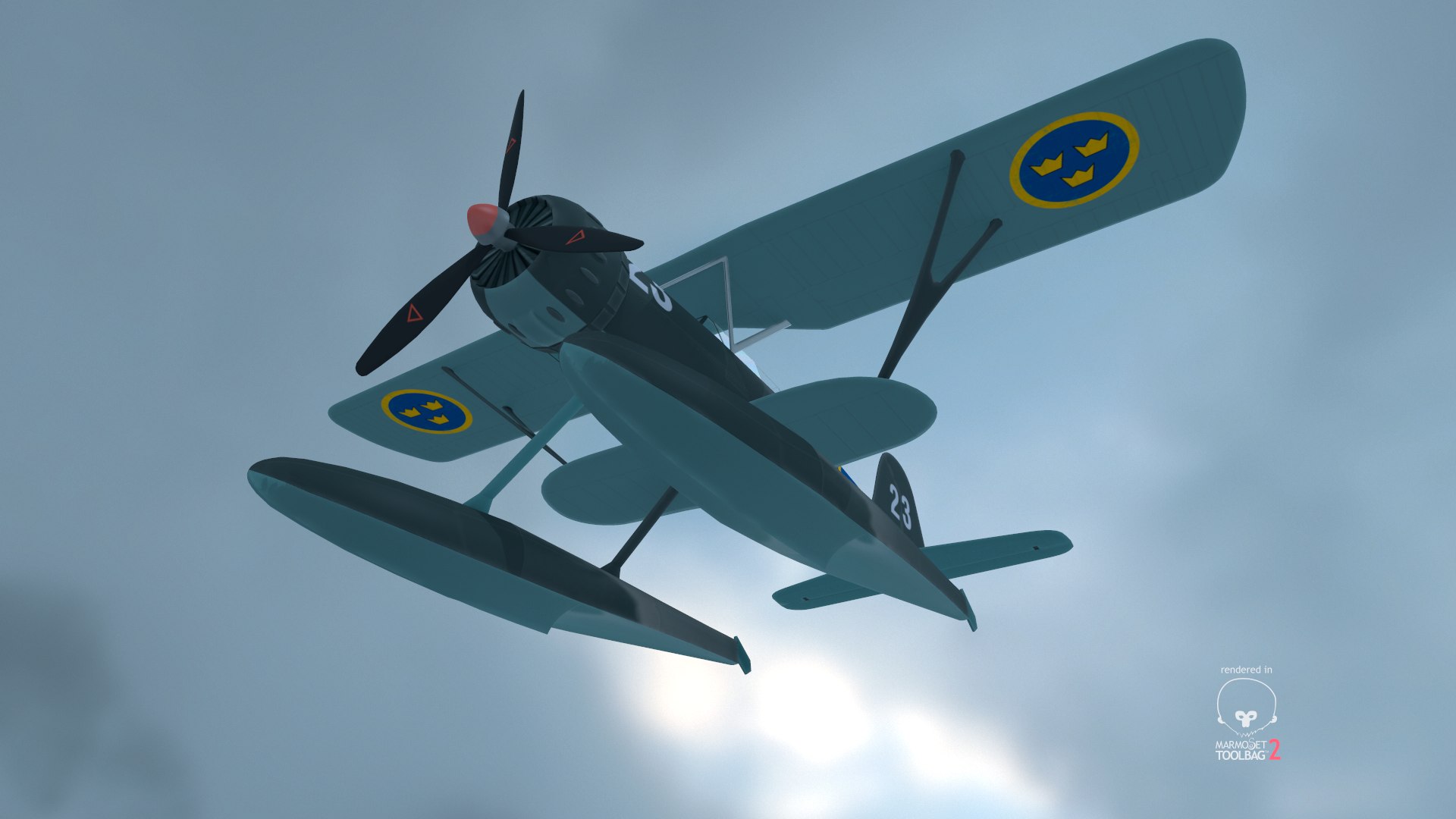 3D Seaplane Heinkel He 114 3D Model - TurboSquid 1735514