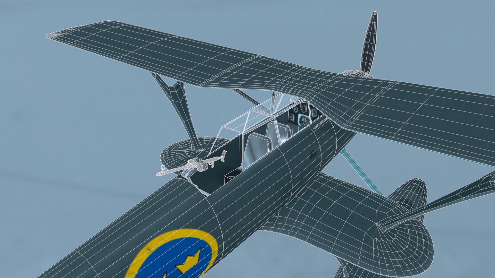 3D Seaplane Heinkel He 114 3D Model - TurboSquid 1735514