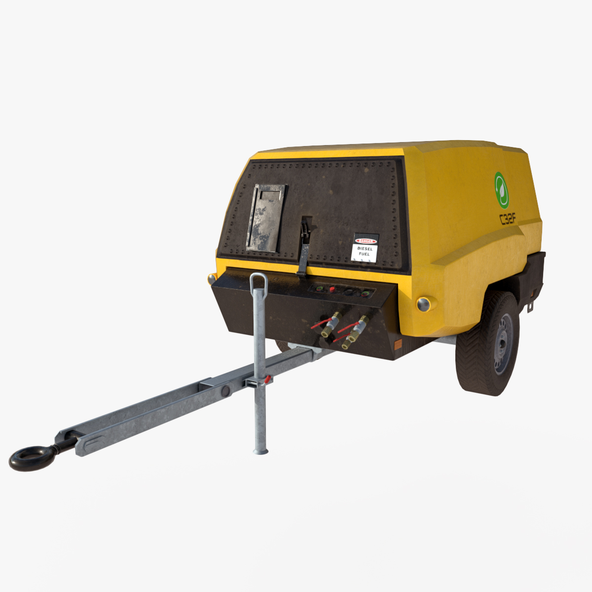 modèle 3D de Compresseur d'air mobile - TurboSquid 1283893