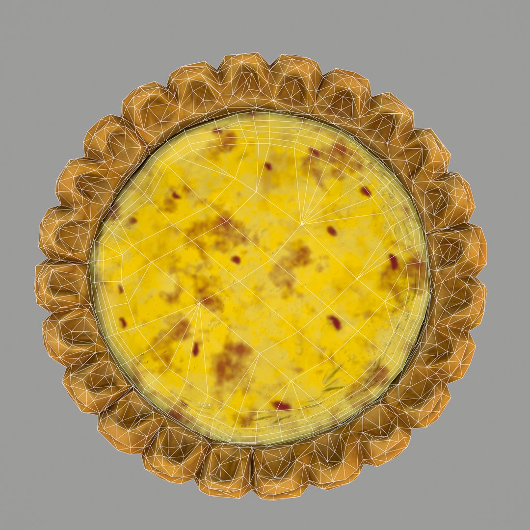 3D Custard Pie model - TurboSquid 1774929