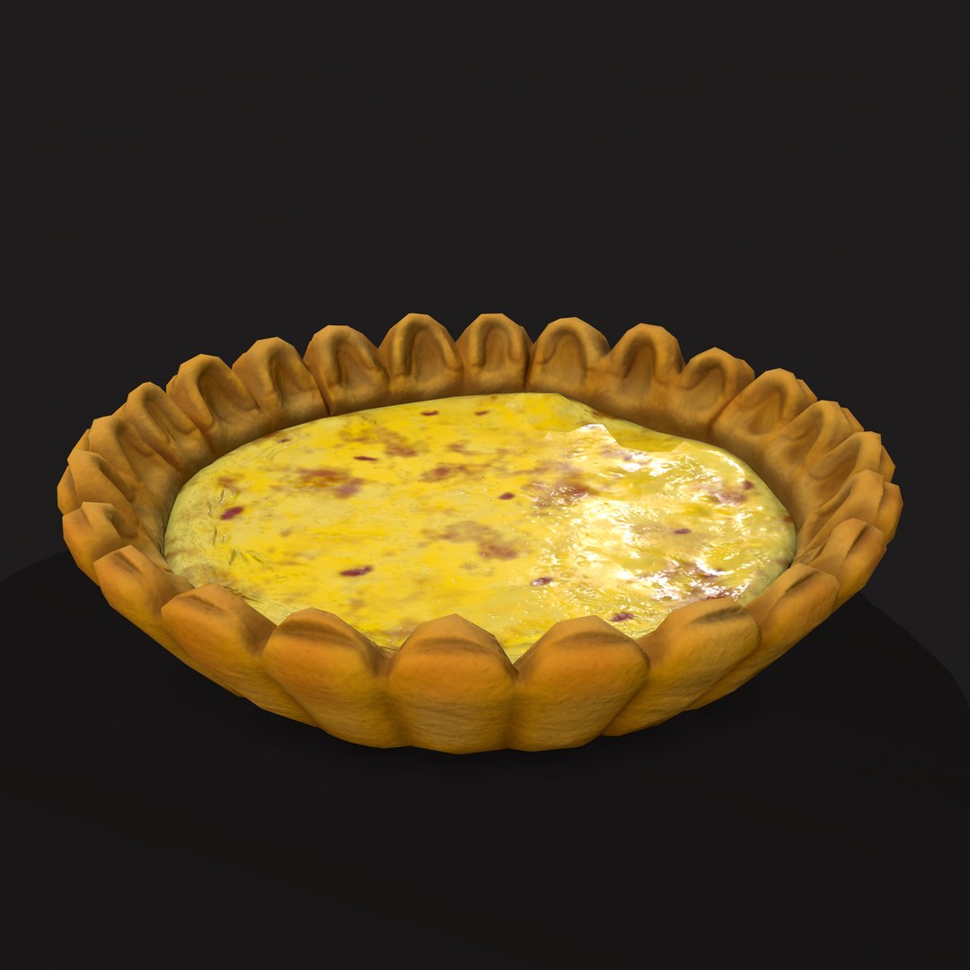 3D Custard Pie model - TurboSquid 1774929