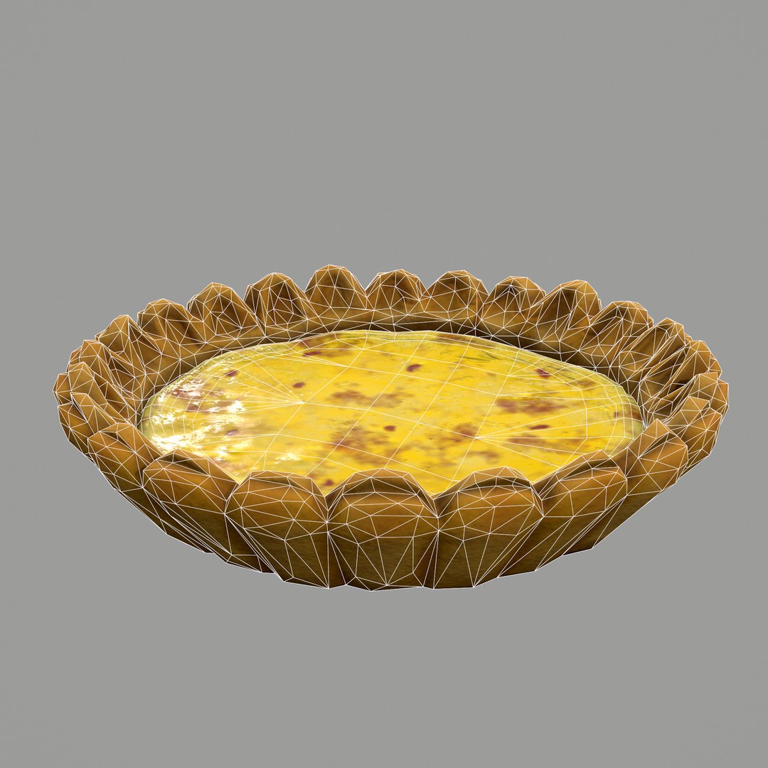 3D Custard Pie model - TurboSquid 1774929