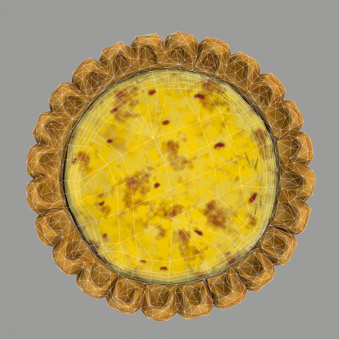 3D Custard Pie model - TurboSquid 1774929