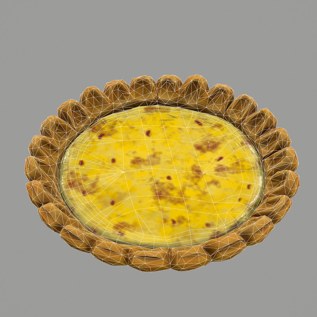 3D Custard Pie model - TurboSquid 1774929