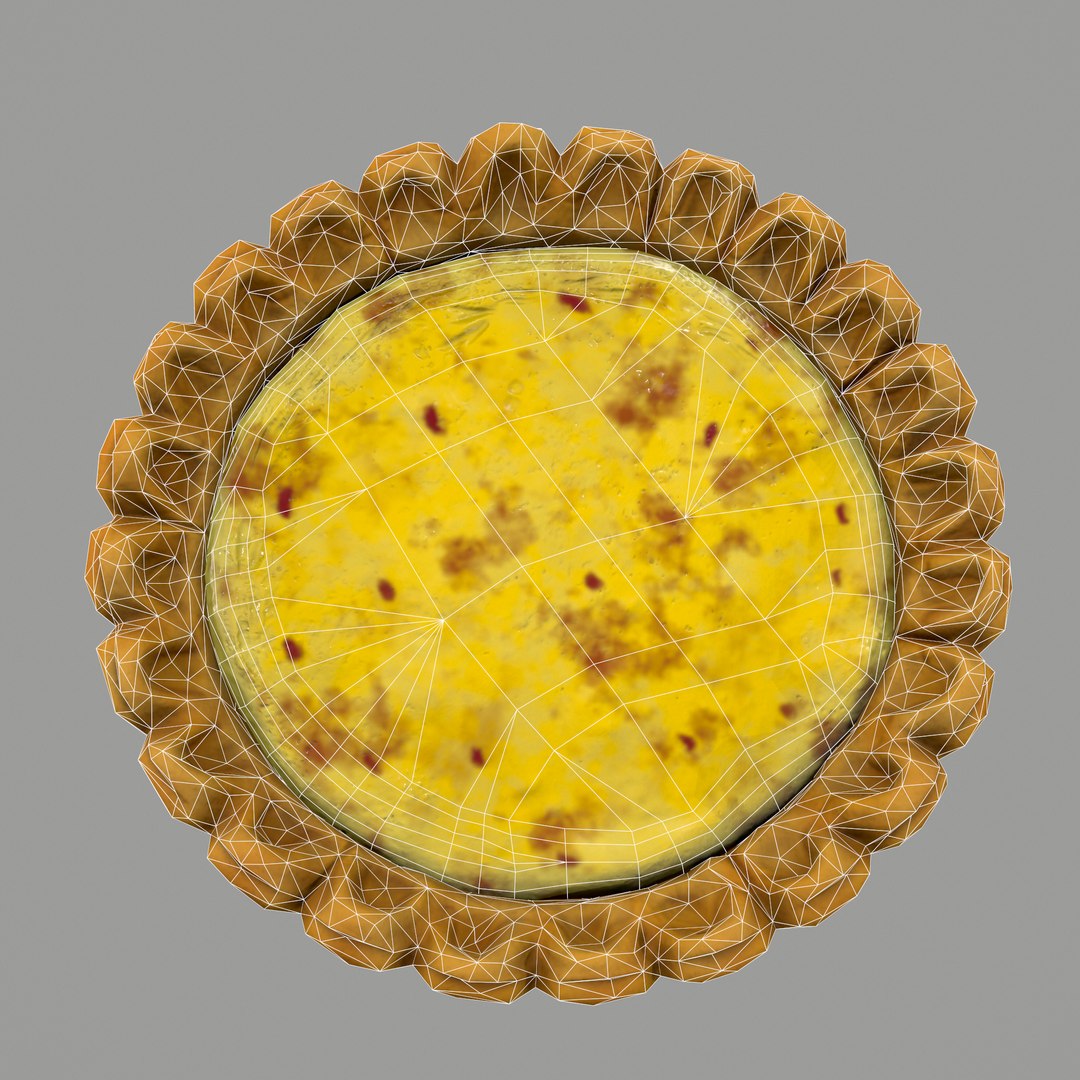 3D Custard Pie model - TurboSquid 1774929