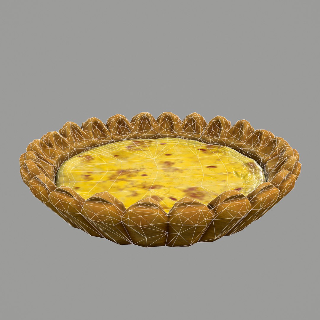 3D Custard Pie model - TurboSquid 1774929