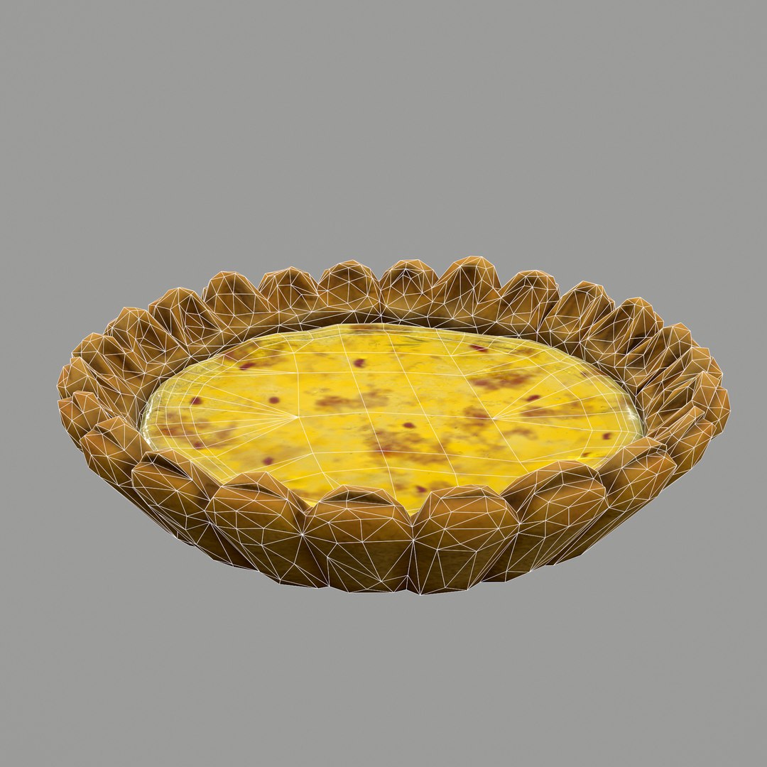 3D Custard Pie model - TurboSquid 1774929