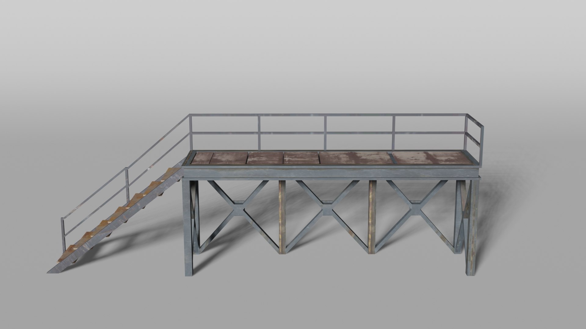 Railway Platform 3D - TurboSquid 1564208