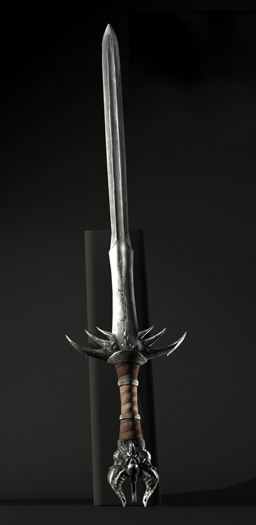 Heavy Sword Gameready 3d Model