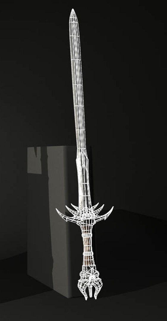 Heavy Sword Gameready 3d Model