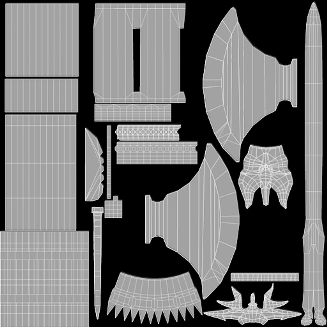 Heavy Sword Gameready 3d Model