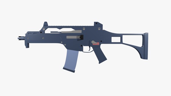 Assault Rifle G36 3D model - TurboSquid 1735595