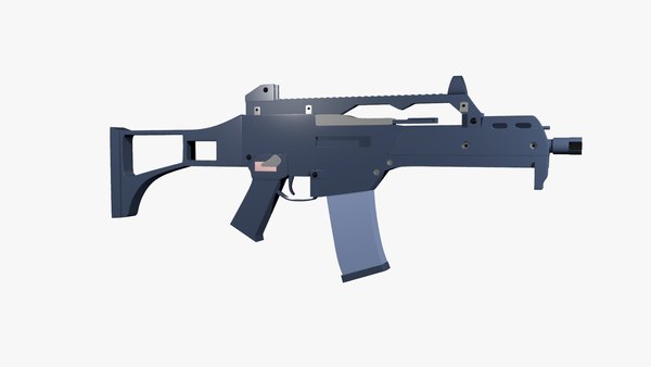 Assault Rifle G36 3D model - TurboSquid 1735595