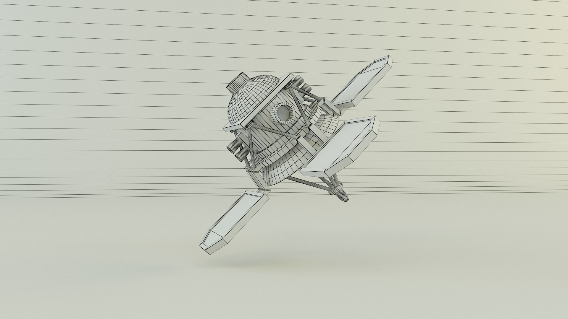 Small Communications Satellite 3D Model 3D - TurboSquid 2196049