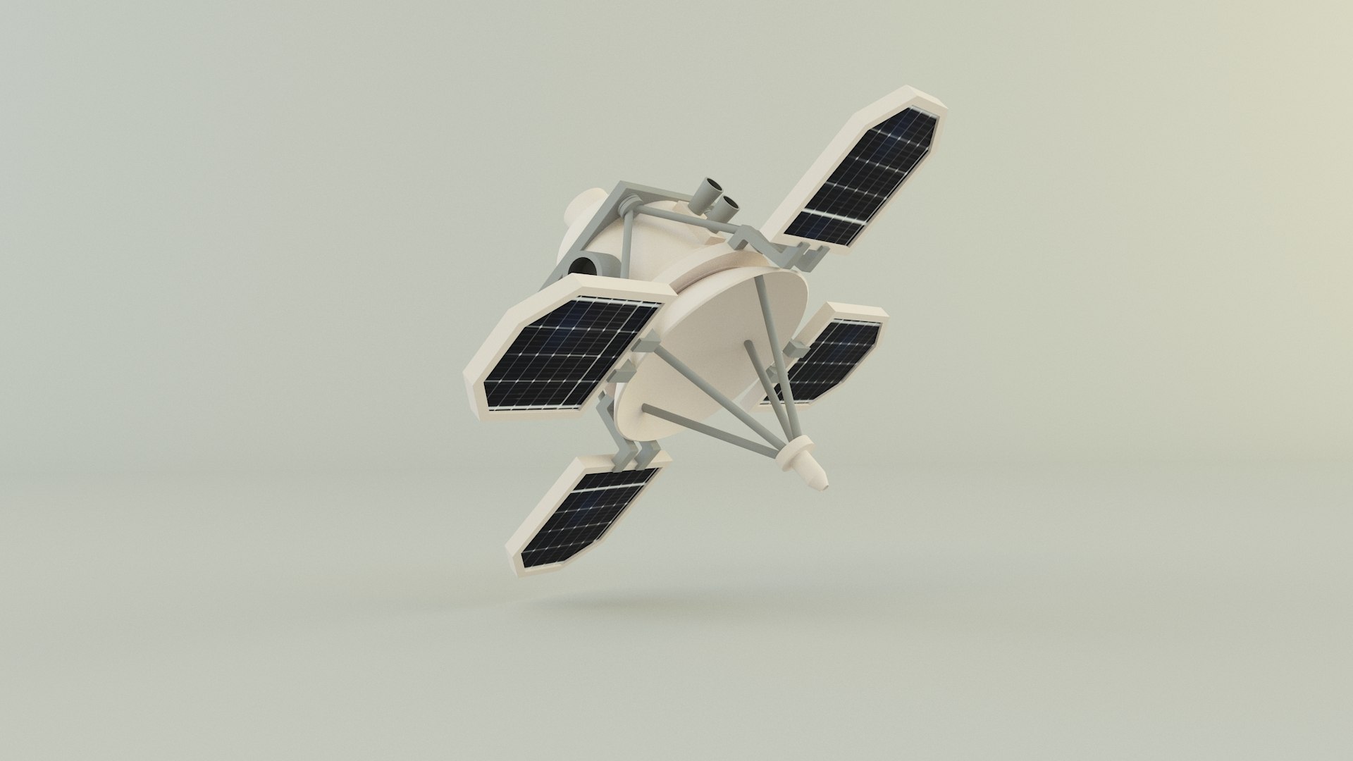 Small Communications Satellite 3D Model 3D - TurboSquid 2196049