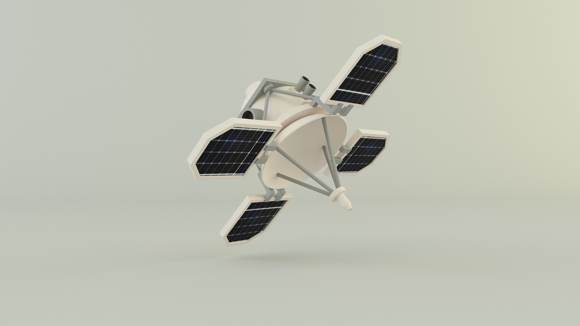 Small Communications Satellite 3D Model 3D - TurboSquid 2196049