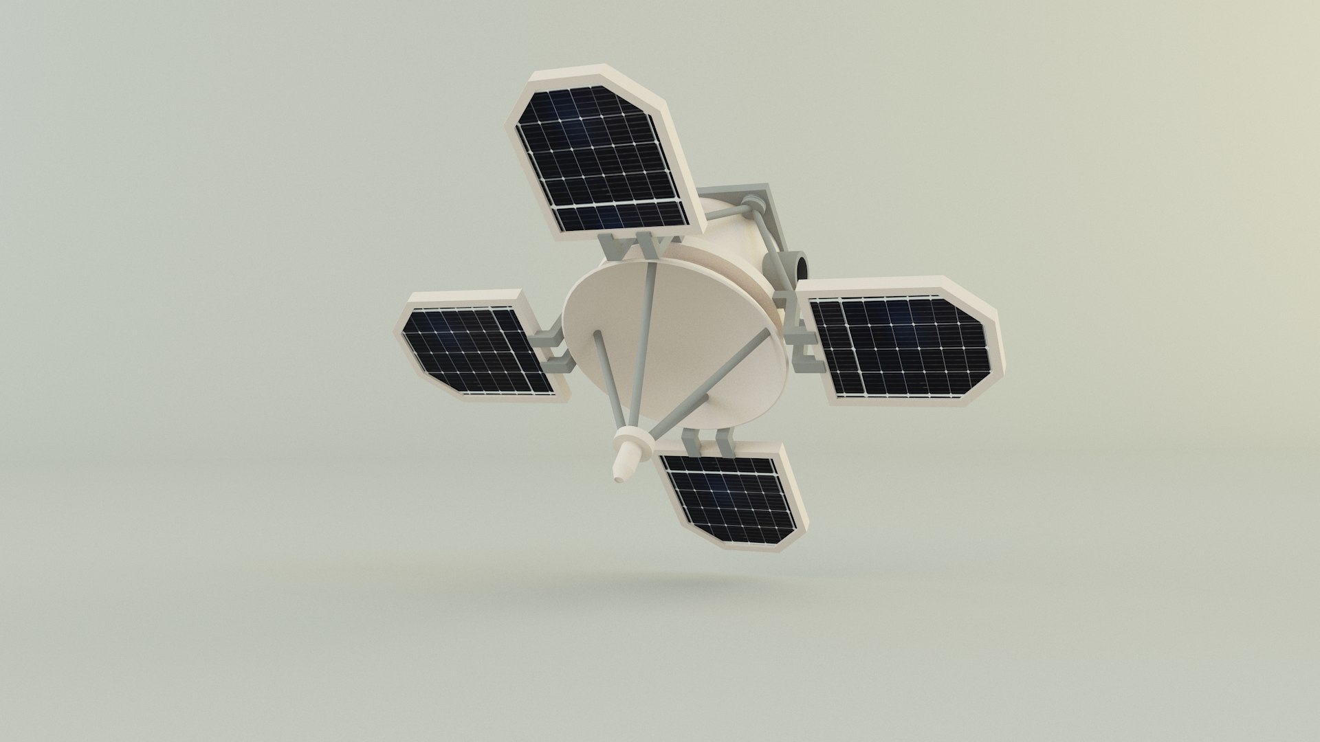Small Communications Satellite 3D Model 3D - TurboSquid 2196049