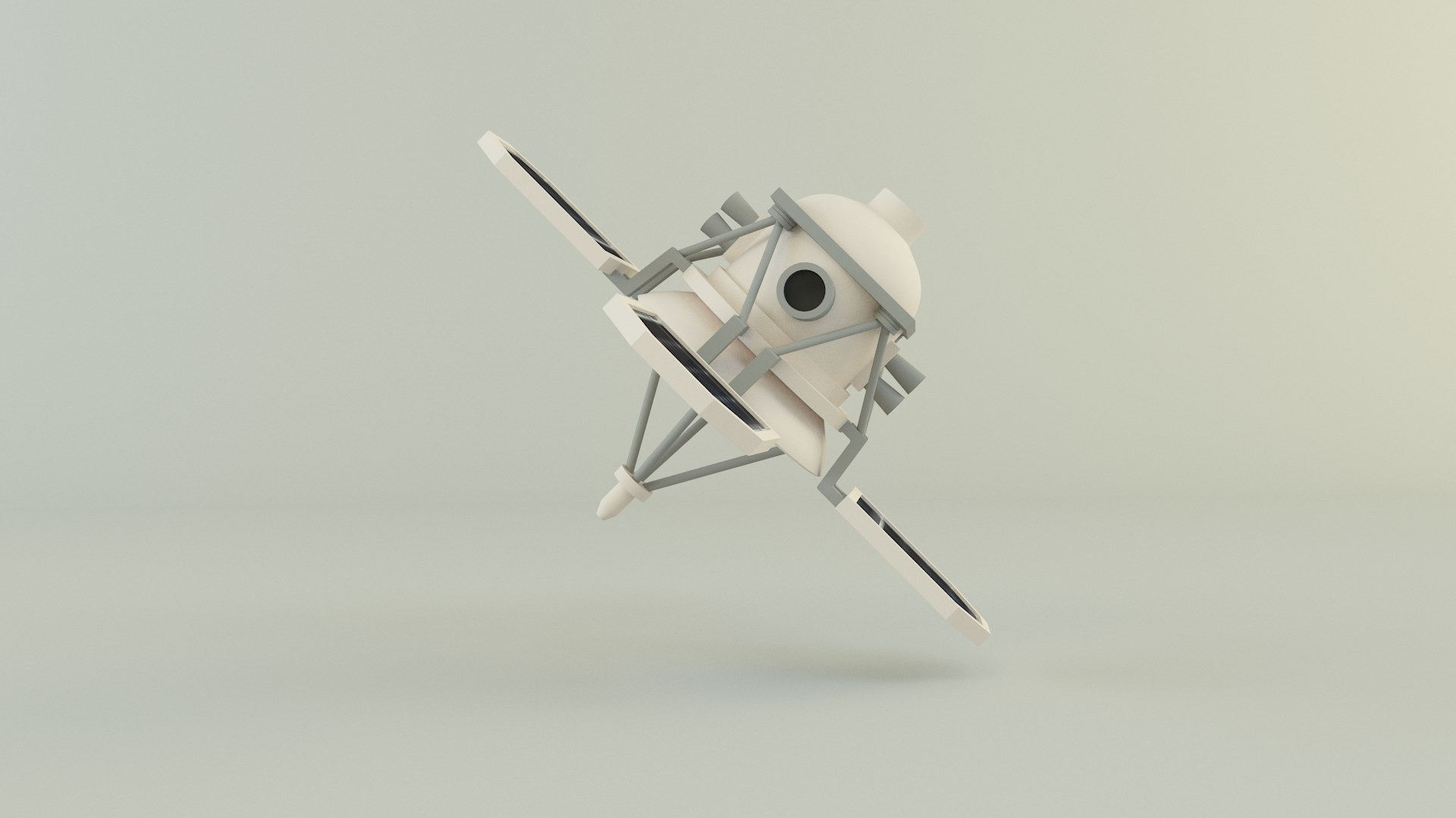 Small Communications Satellite 3D Model 3D - TurboSquid 2196049