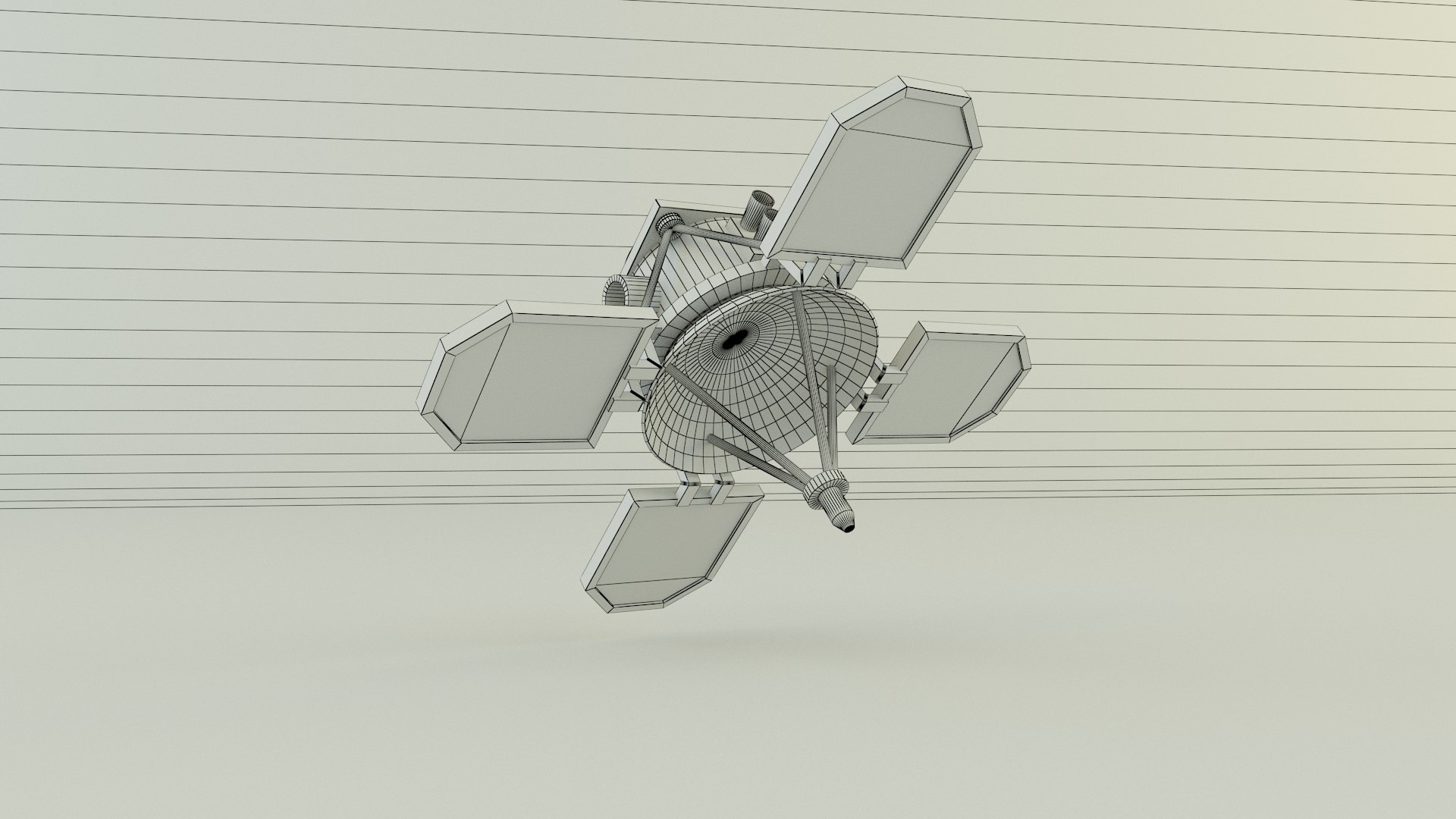 Small Communications Satellite 3D Model 3D - TurboSquid 2196049