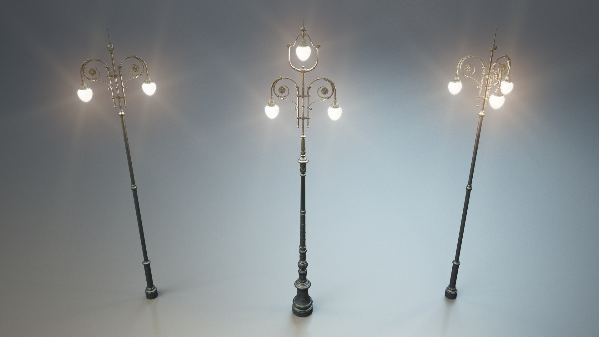 Street Lights 3d Model