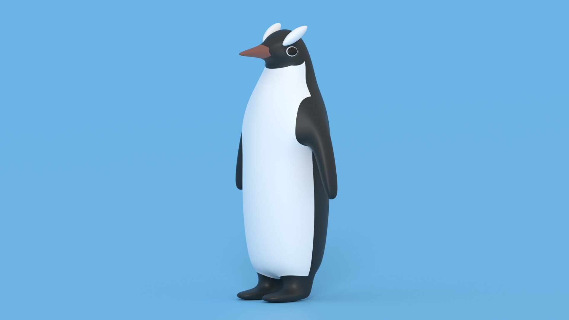3D Cartoon Penguin - TurboSquid 2439225