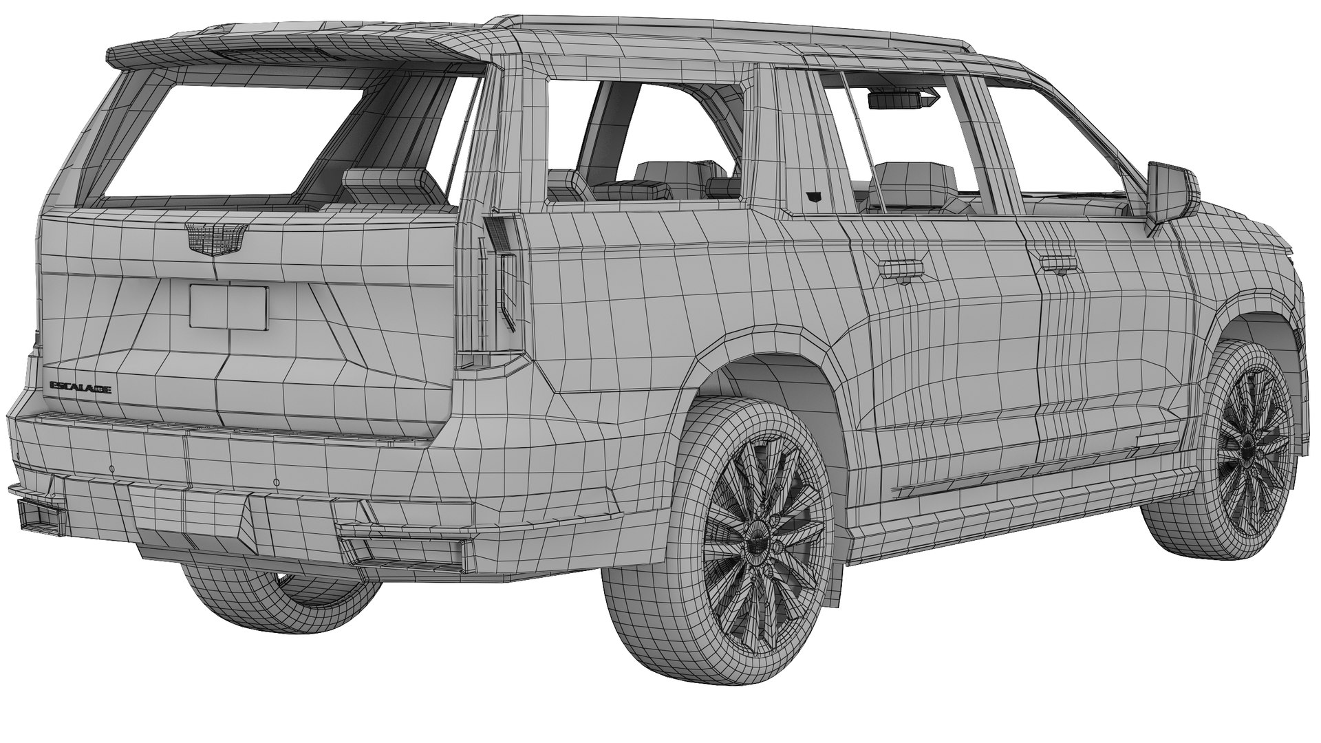 3D Cadillac Escalade ESV Model - TurboSquid 2249206