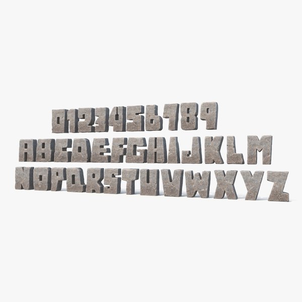 Free 3D Letters Models | TurboSquid