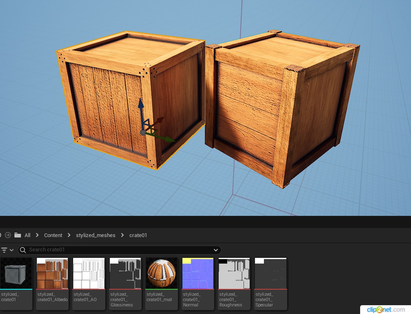 3D Stylized Low Poly Crates - TurboSquid 2064621