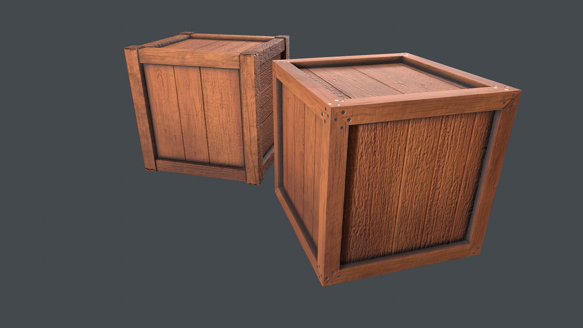 3D Stylized Low Poly Crates - TurboSquid 2064621