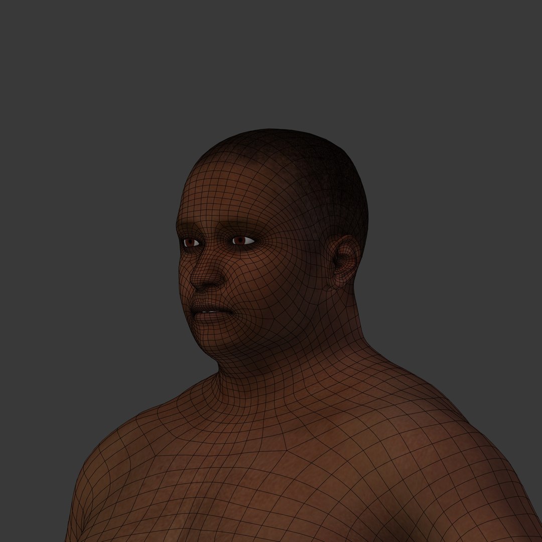 3D Fat Man - TurboSquid 1543707