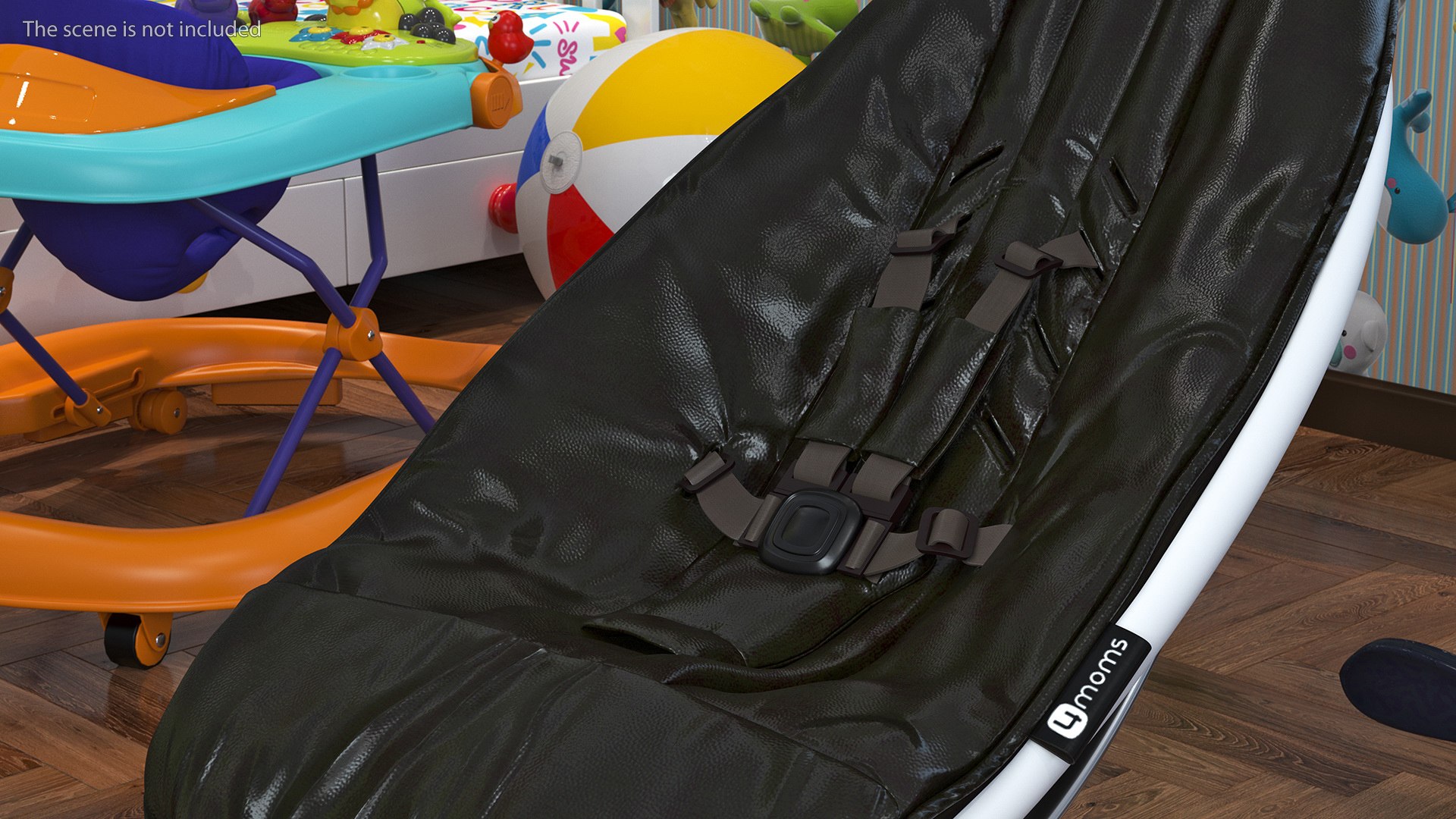 4Moms MamaRoo Multi Motion Baby Swing Black 3D Model - TurboSquid 2104637