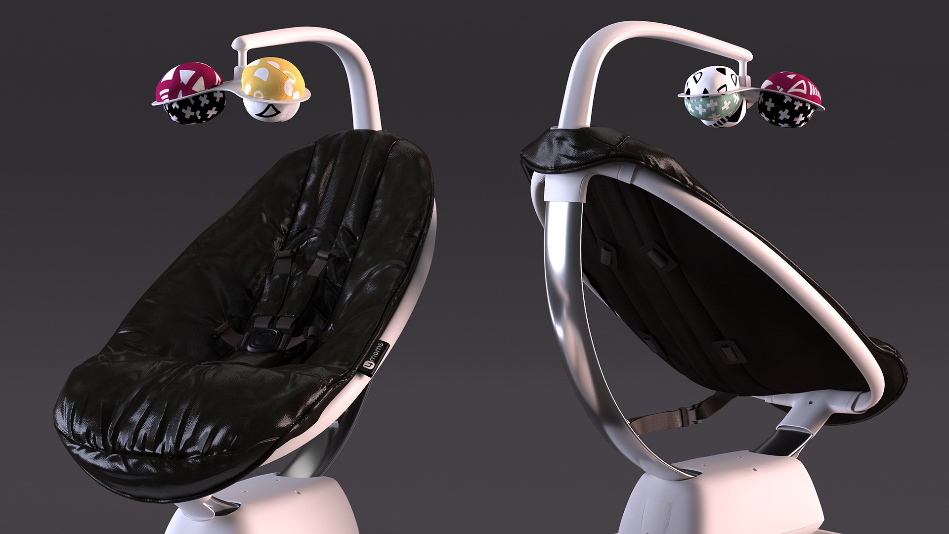 4Moms MamaRoo Multi Motion Baby Swing Black 3D Model - TurboSquid 2104637