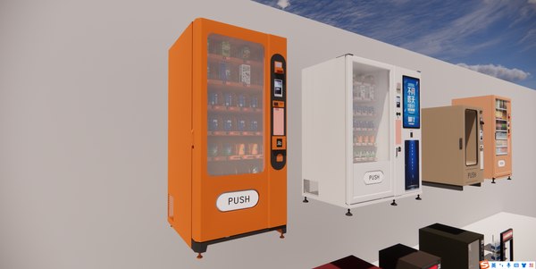 modelo 3d Colección de máquinas expendedoras-A1 - TurboSquid 2096577