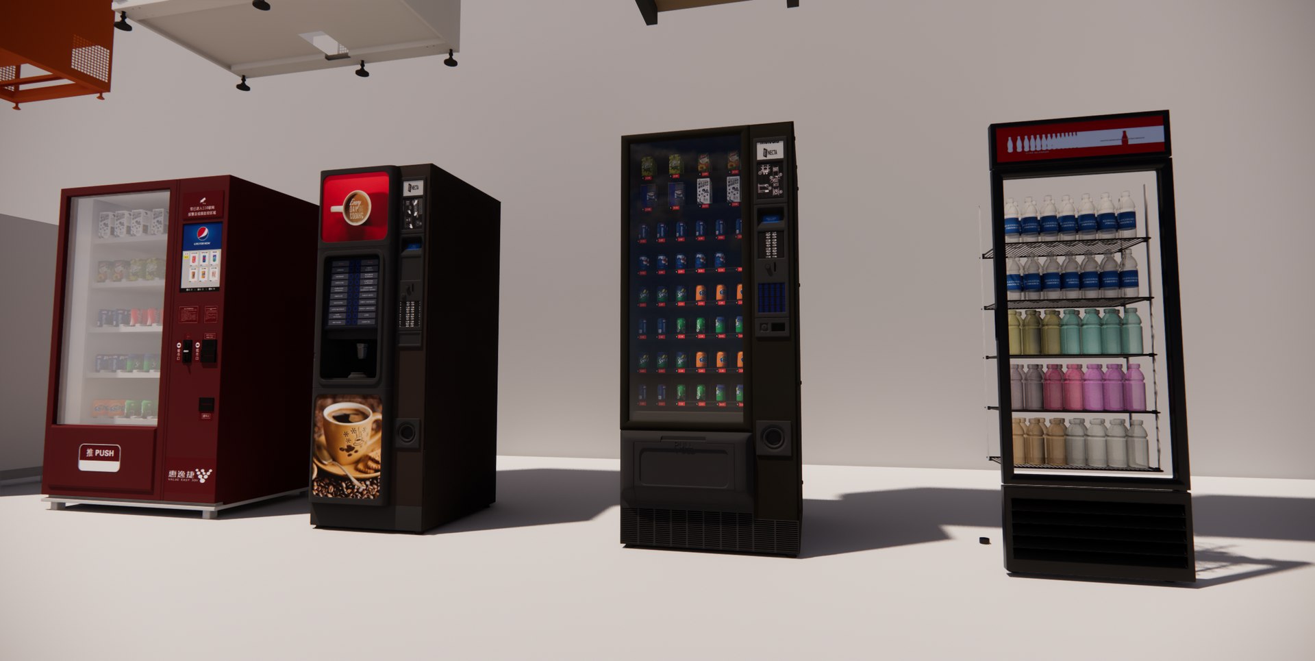 Vending Machines Collection-A1 3D Model - TurboSquid 2096577