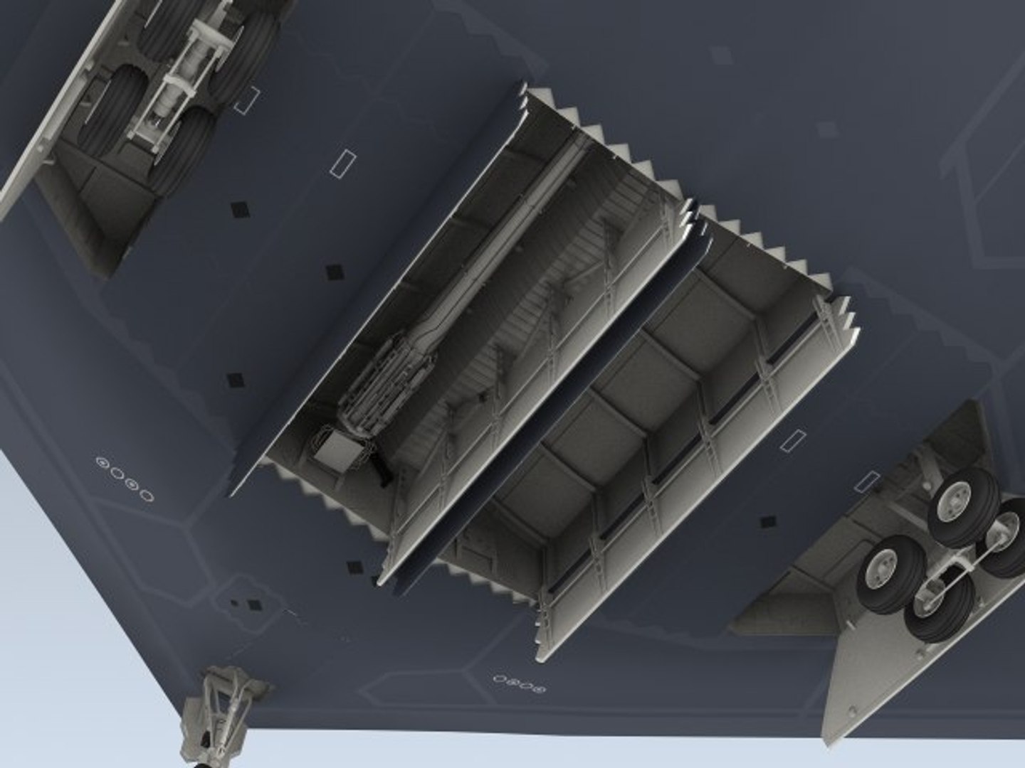 B-2 Spirit 3d Model