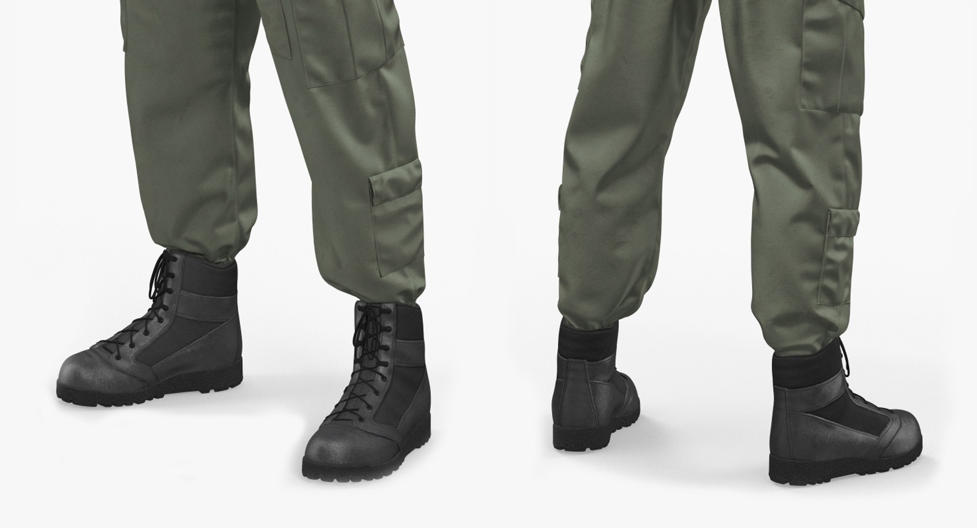 3d Model Helicopter Pilot Uniform 2